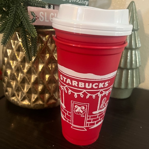 Starbucks | Dining | Starbucks Red Cup Reusable Set Of 2 | Poshmark